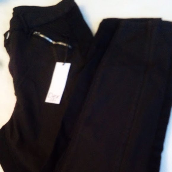 Dex | Pants & Jumpsuits | New Dex Plus Biker Style Black Pant Wmn Size ...